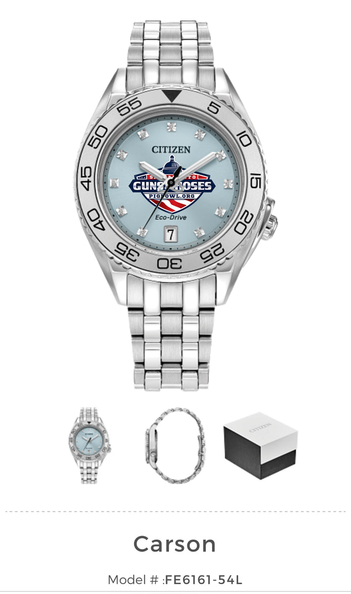 Citizen Customized Guns And Hoses Commemorative Women's Watch: Carson ...
